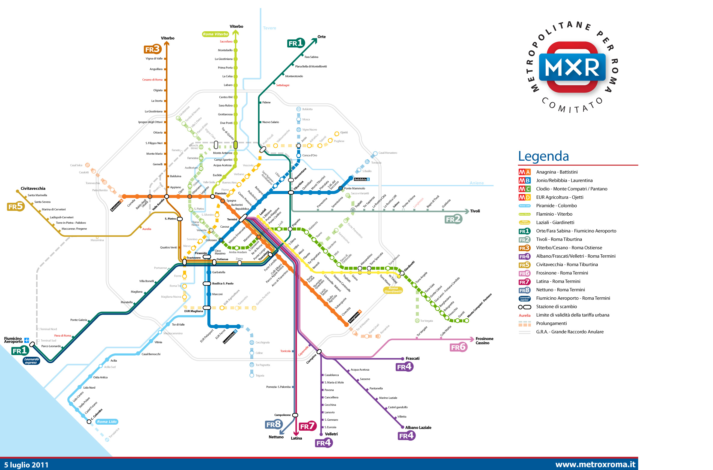Mappa Metropolitana Roma Aggiornata Mappa Metropolitana Roma Aggiornata